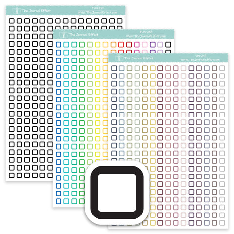 Individual Check Boxes – The Journal Effect