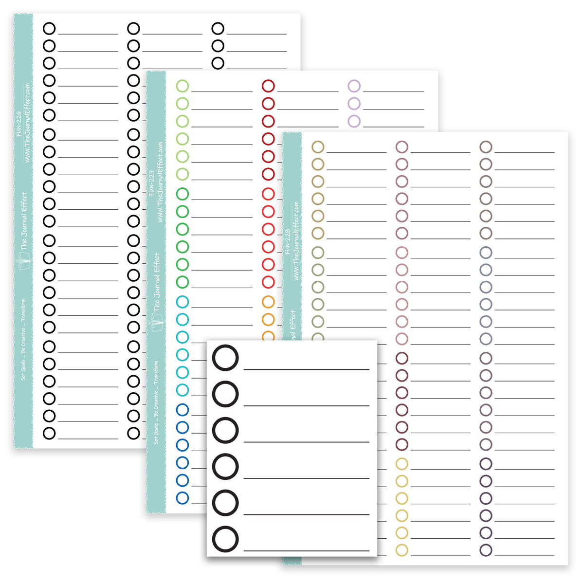 Circle Checklist Full Box – The Journal Effect
