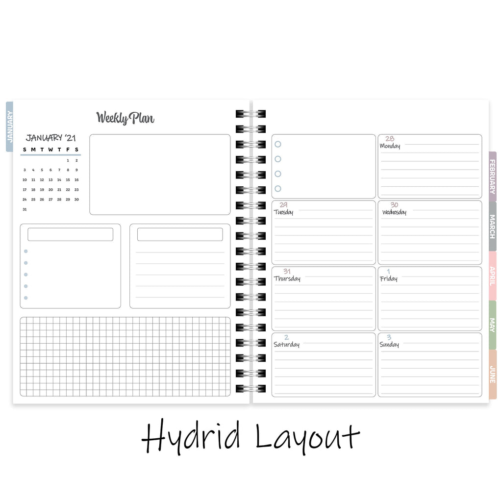 Geometric Arrows Weekly Planner, 7"x9" – The Journal Effect